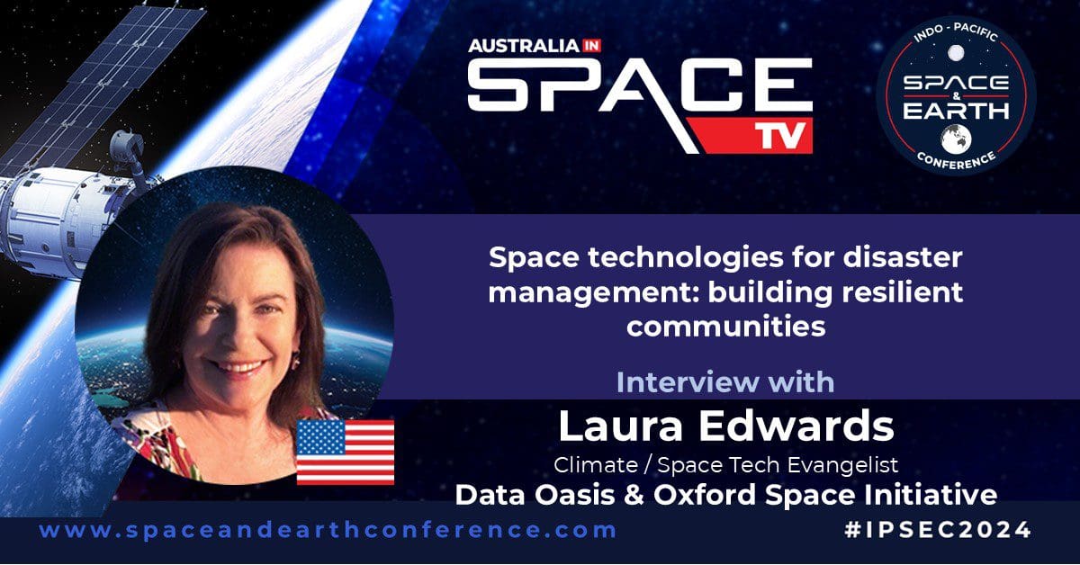 Space technologies for disaster management - IPSEC 2024 speaker ...